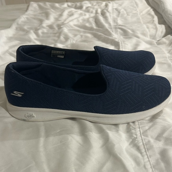 Skechers | Shoes | Skechers Womens Size 95 Blue Slip On Shoes | Poshmark